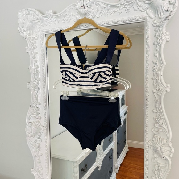 kate spade | Swim | Kate Spade Ny Nahant Shore Striped Bikini Bathing ...